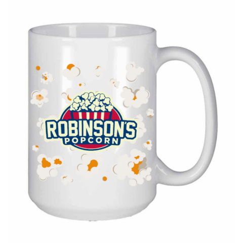 Robinson's Popcorn Logo Mug - Robinson's Popcorn